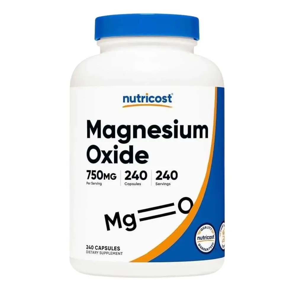 Óxido de Magnesio 750mg | 240 Cápsulas Alta Potencia